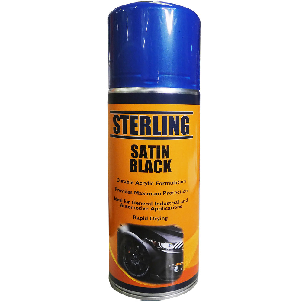 Buy Cheap Black Satin Spray Paint Online UK - 400ml - Free Delivery UK