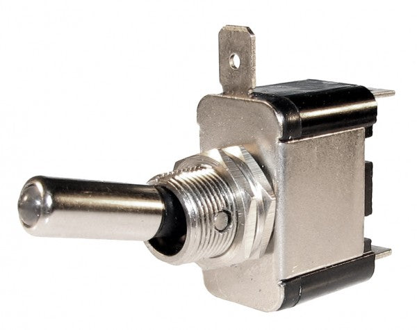 Buy Heavy Duty Amber LED Illuminated On/Off Metal Toggle Switch UK